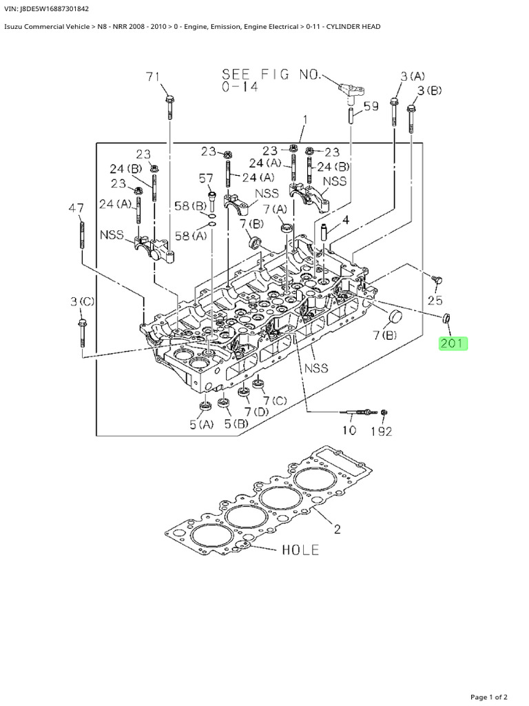 0 11 Cylinder Head | PDF