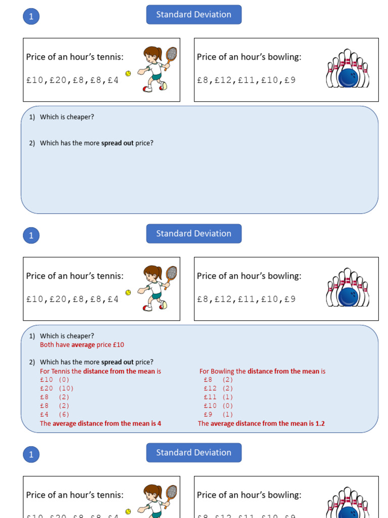 Standard Deviation What It Means | PDF | Standard Deviation | Data Analysis