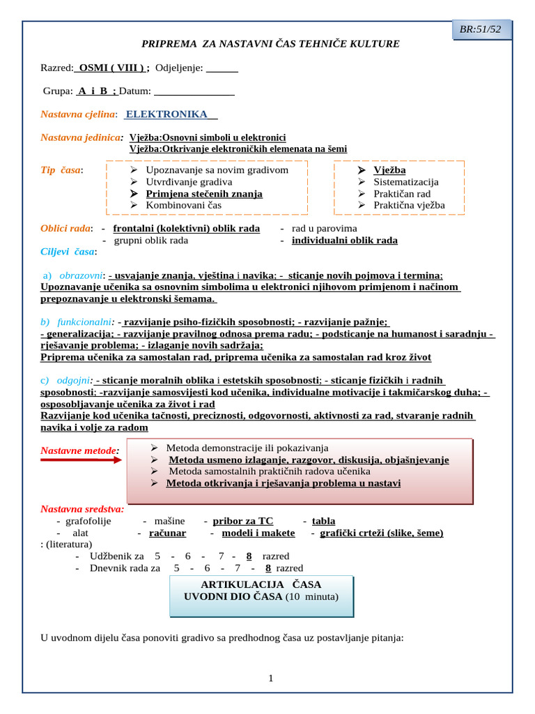 Priprema 51,52 | PDF