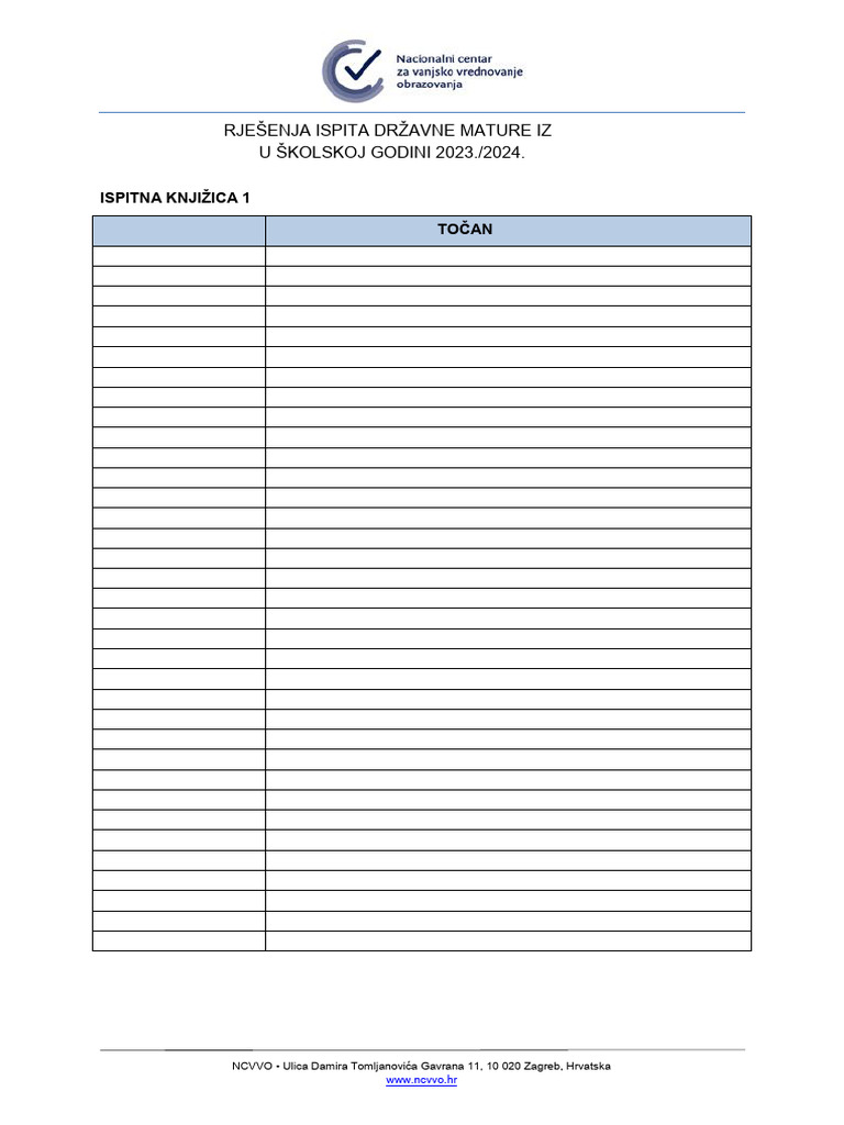 KEM 2. Rok 2023.-2024. - Rje Enja Ispita | PDF