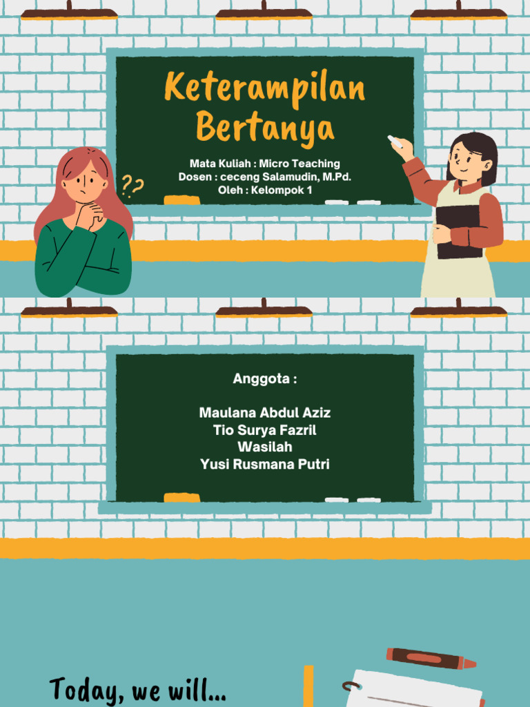 Kel 1 - Keterampilan Bertanya (Micro Teaching) | PDF