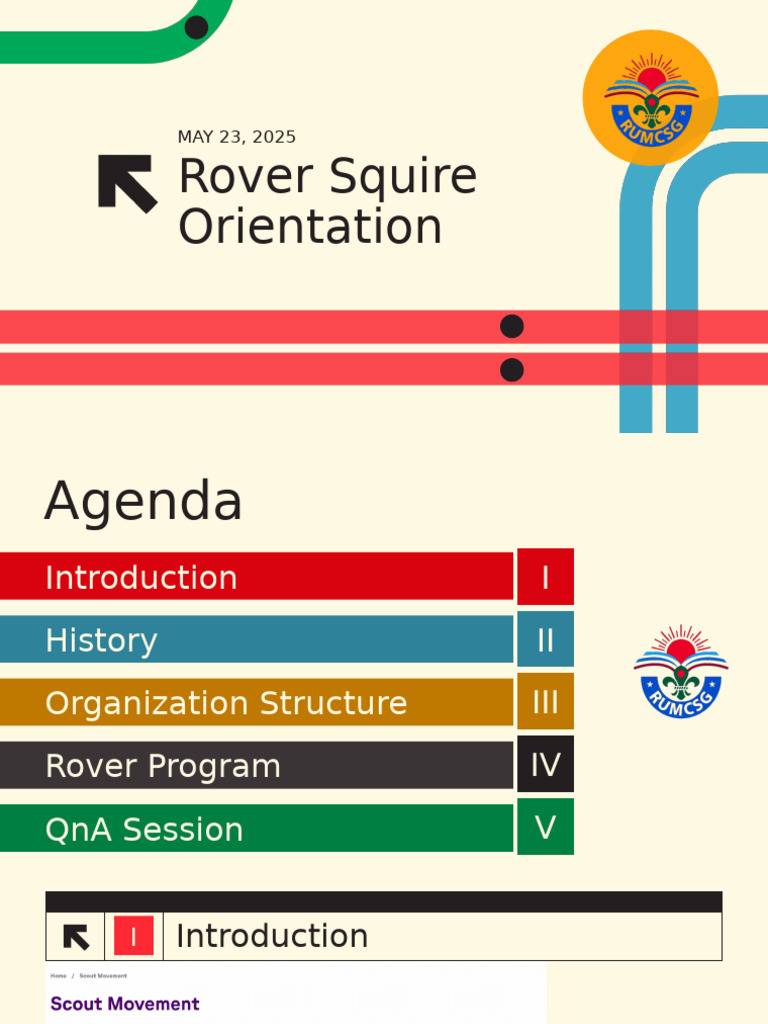 Rover Squire Orientation - Rajuk Uttara Model College Rover Scout Group ...
