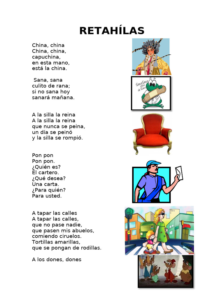 10 Trabalengua Retailas Etc. | PDF