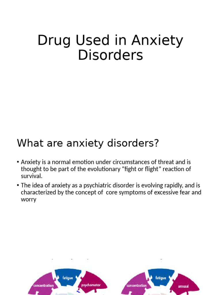 Anti-Anxiety Medications Overview | PDF | Benzodiazepine | Anxiety