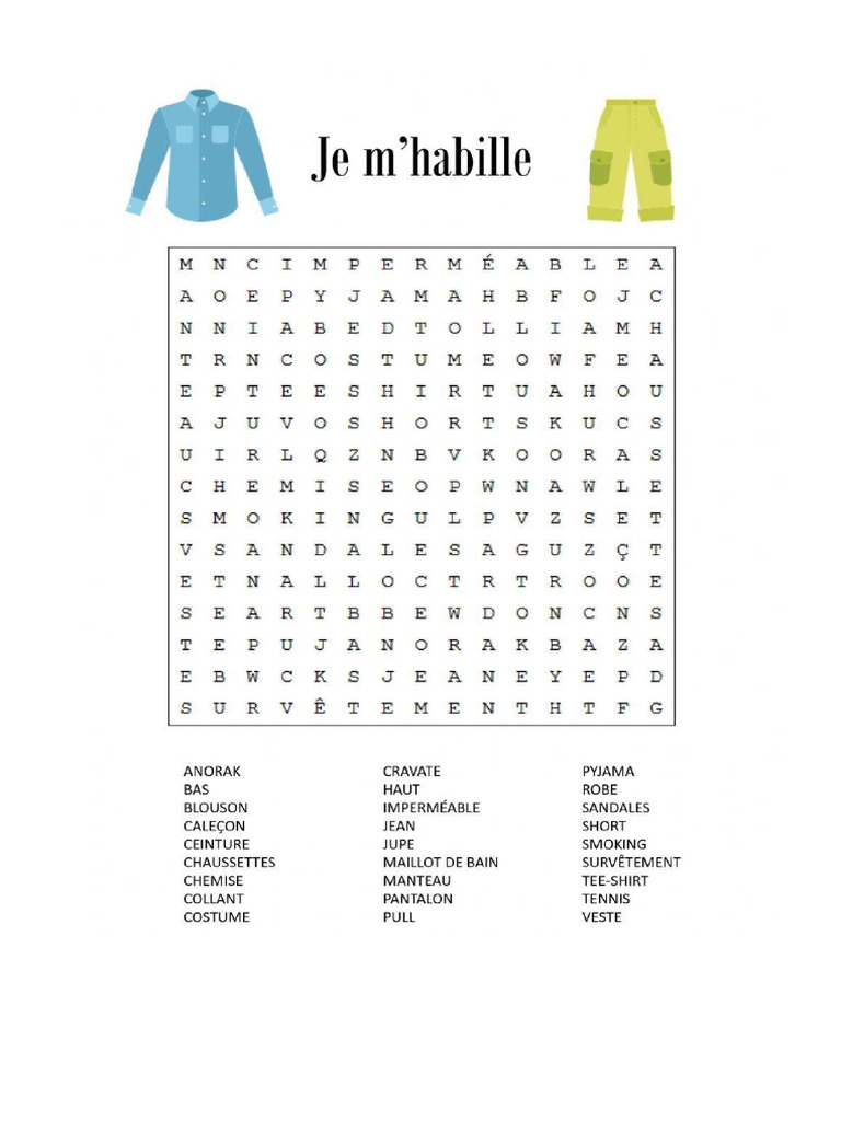 Je M'habille | PDF