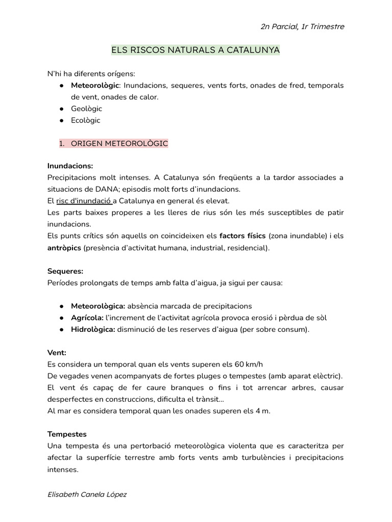 2n Parcial, 1r Trimestre | PDF