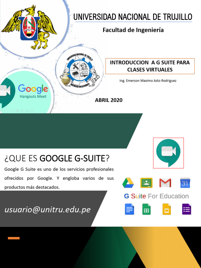 Introduccion A Gsuite para Docencia | PDF