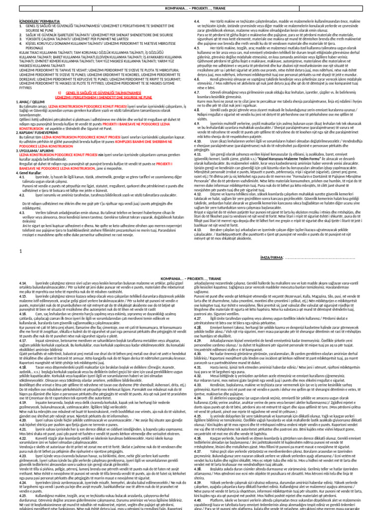 SHQIP Udhezime Talimat | PDF