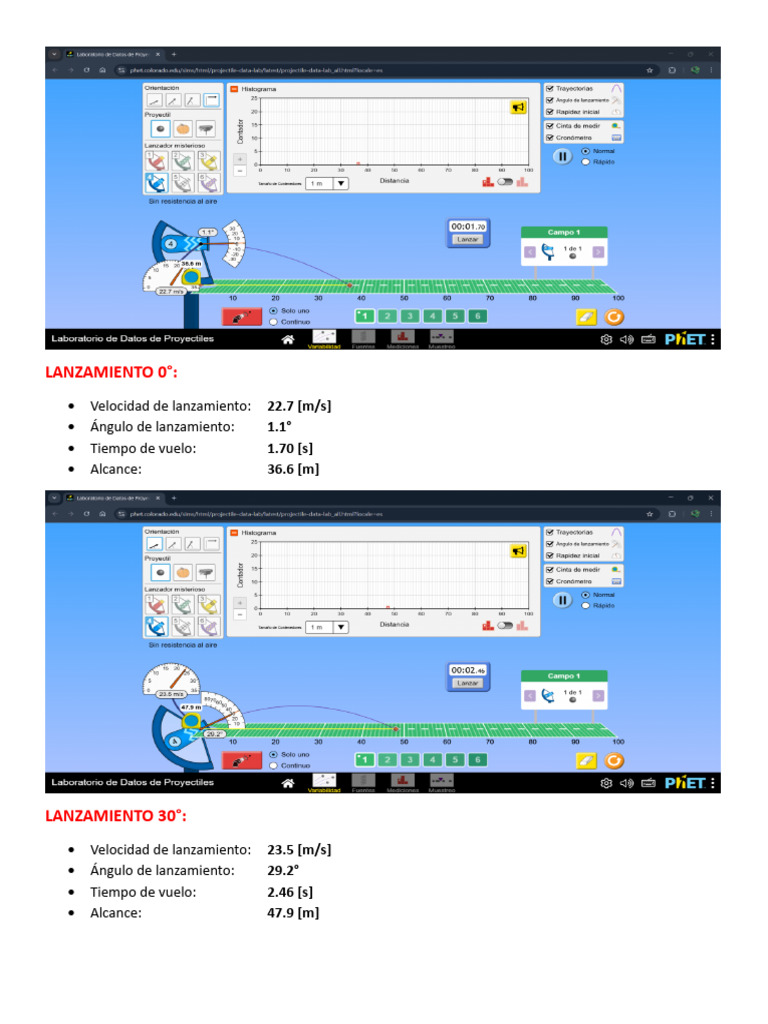 Lanzamientos ht2 | PDF