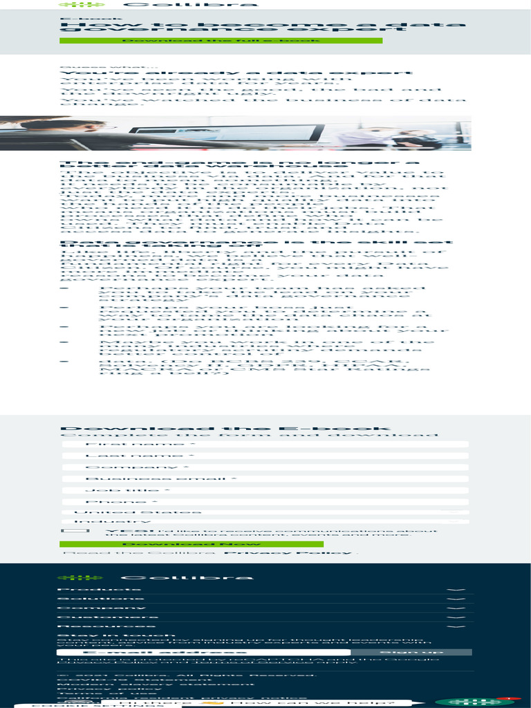 How To Become A Data Governance Expert - Collibra | PDF | Privacy | Data