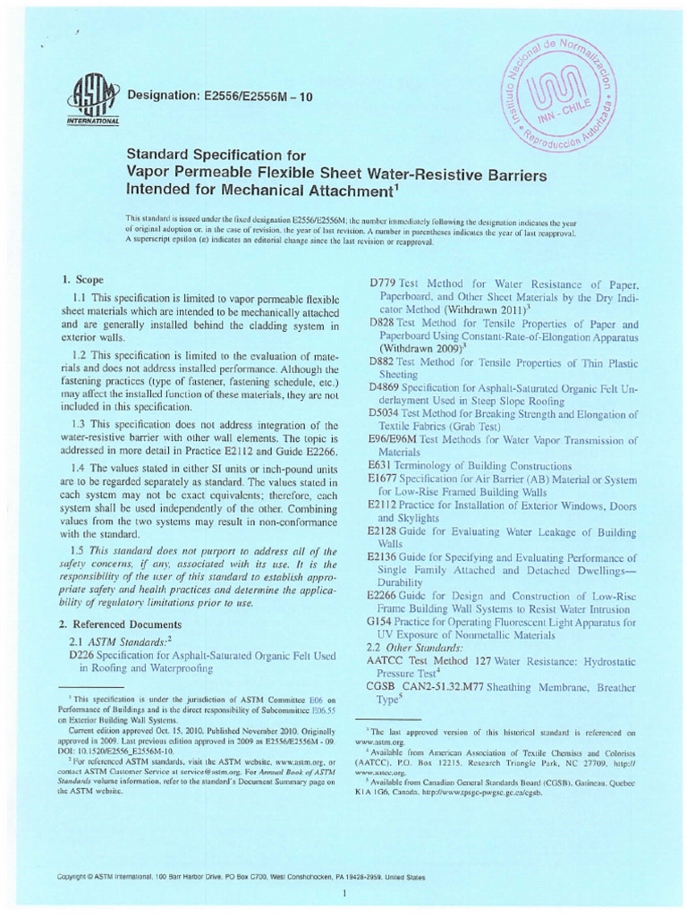 Astm e 2556 2010 | PDF