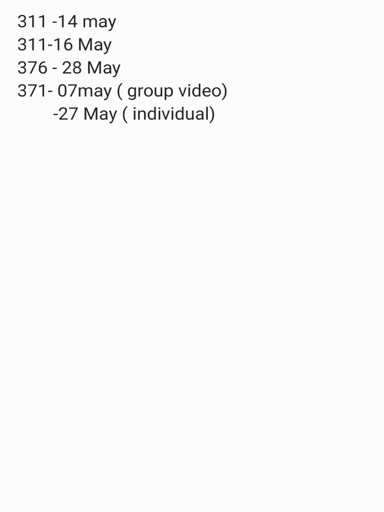 Test Dates | PDF