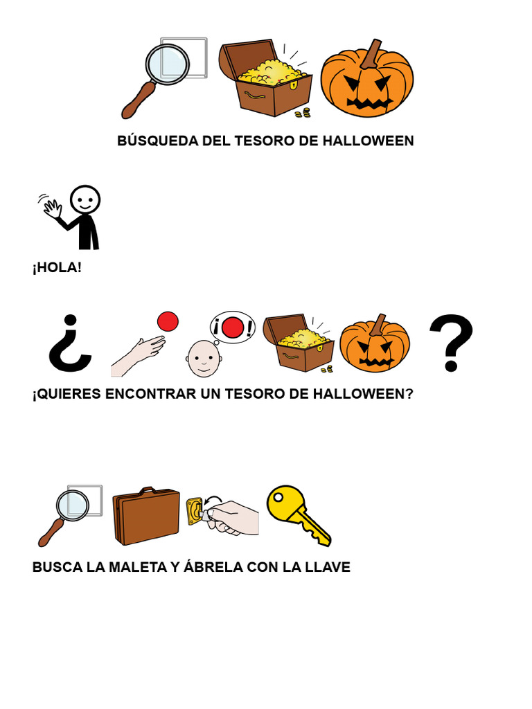 Búsqueda del Tesoro de Halloween | PDF
