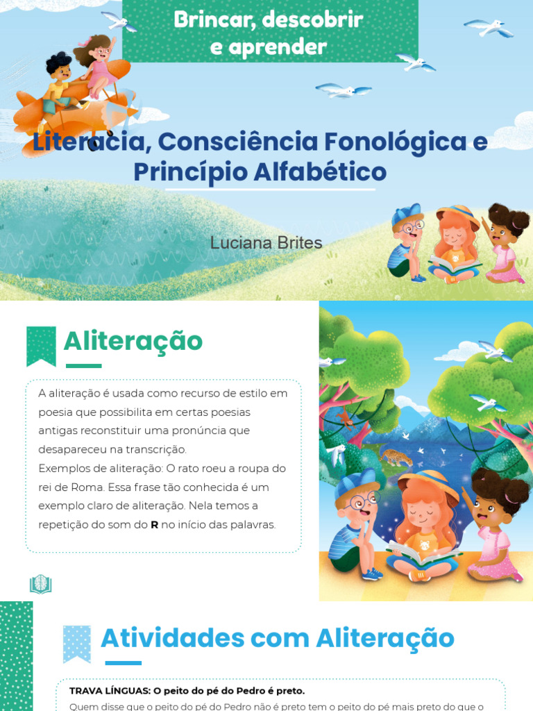 BDA M1 A4 Aula4 Slides | PDF | Fonema | Sílaba