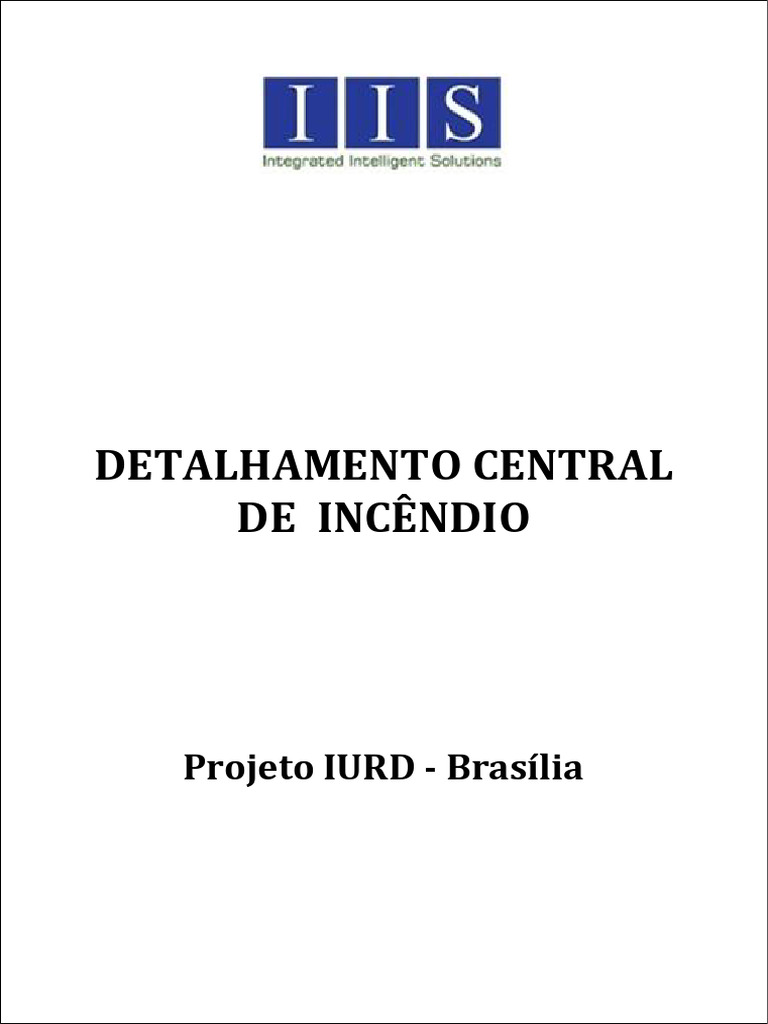 Detalhamento de Incêndio Projeto IURD | PDF