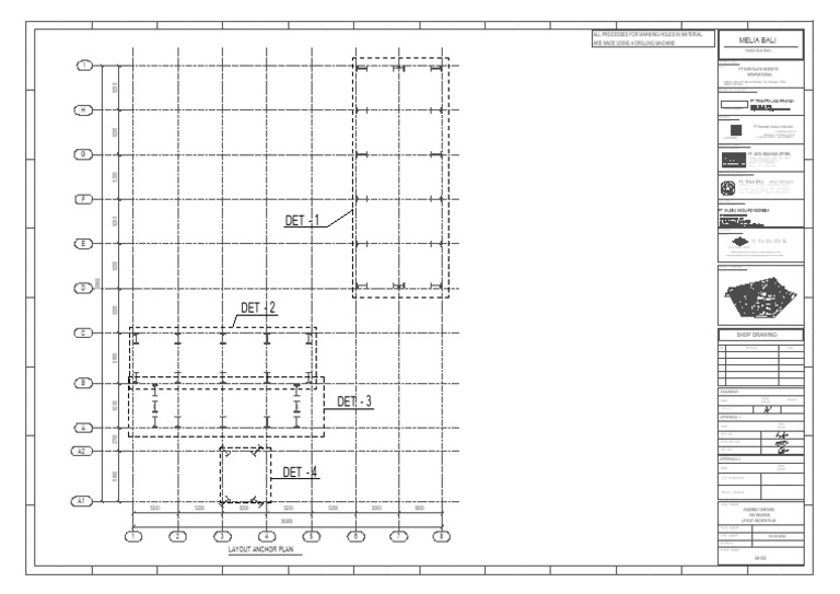 Ga-002 - Layout Anchor Plan | PDF