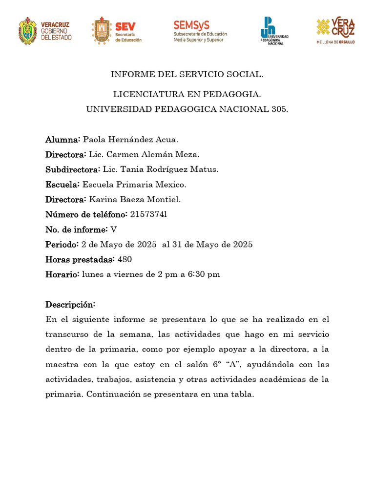 informe 5 | PDF