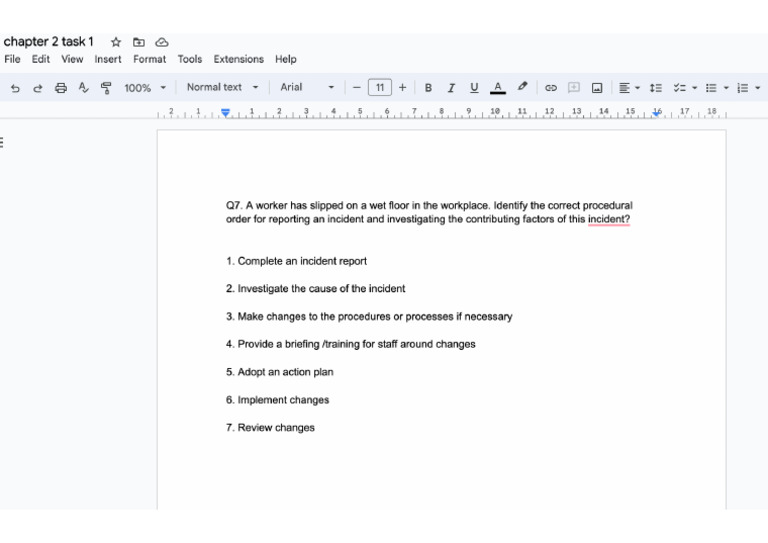 Chapter 2 Task 1 | PDF