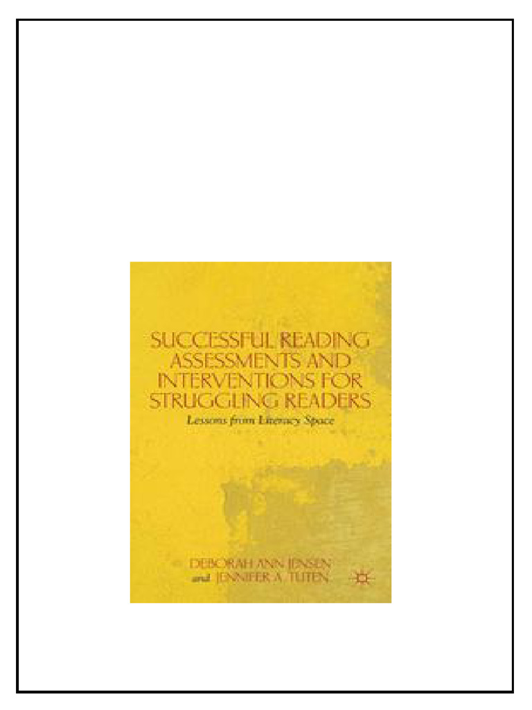 Successful Reading Assessments and Interventions For Struggling Readers ...