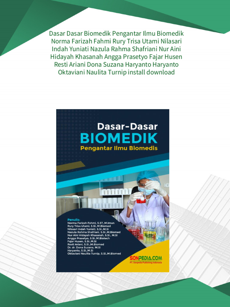 Dasar Dasar Biomedik Pengantar Ilmu Biomedik Norma Farizah Fahmi Rury ...
