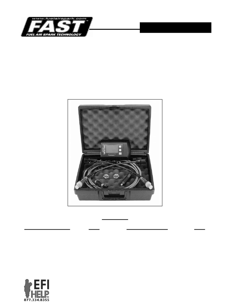 FAST™ Air/Fuel Meter Installation Guide | PDF | Manufactured Goods