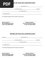 Recibo de Entrega de Cheque Modelo | PDF