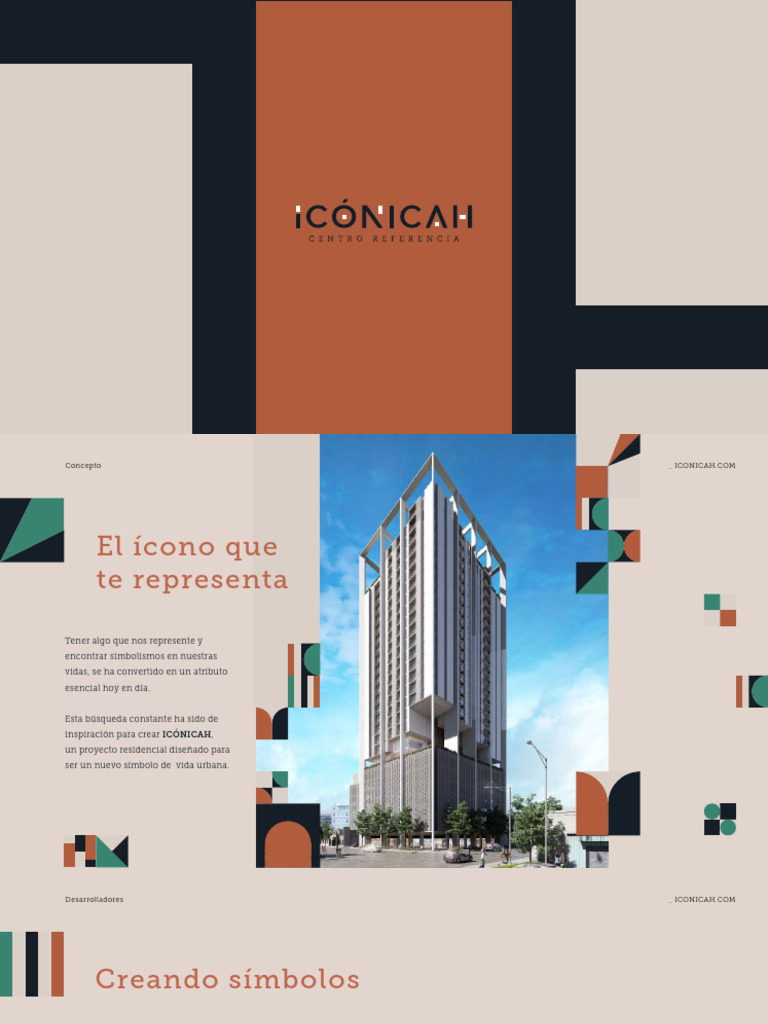 Brochure De Departamentos Icónicah Pdf Diseño Innovación