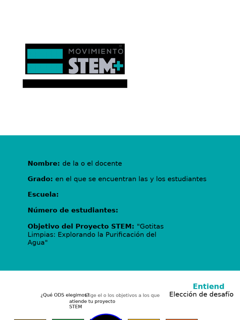 ProyectoSTEM 2025 Ejemplo | PDF | Agua | Agua potable