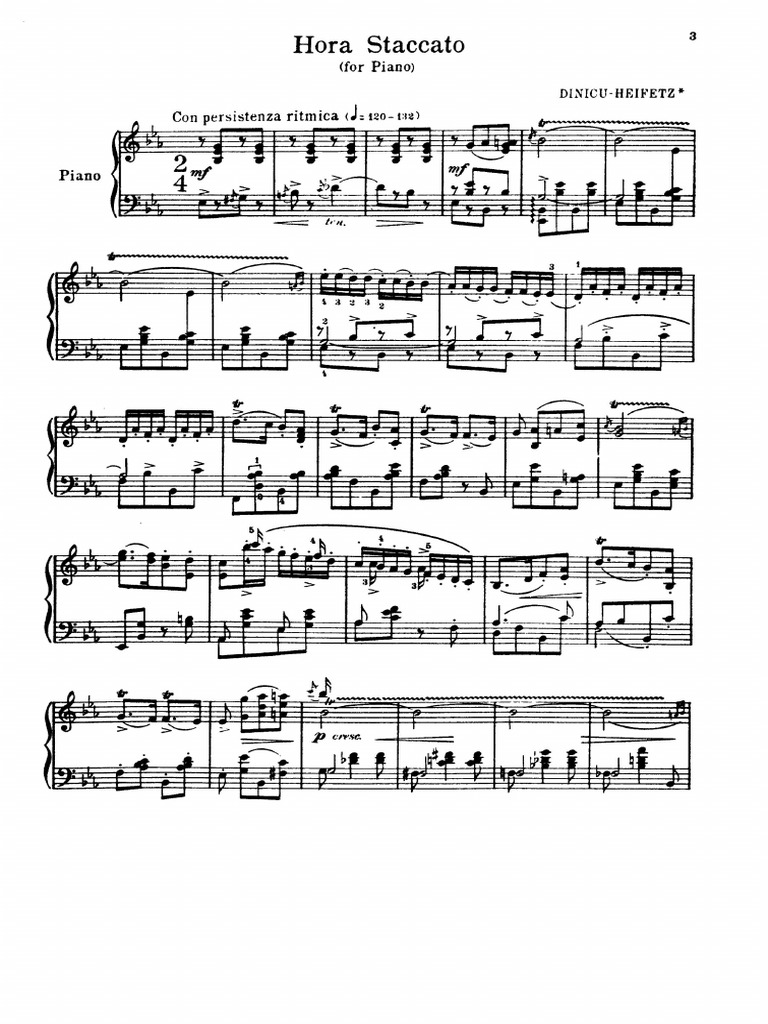 Dinicu Hora Staccato | PDF