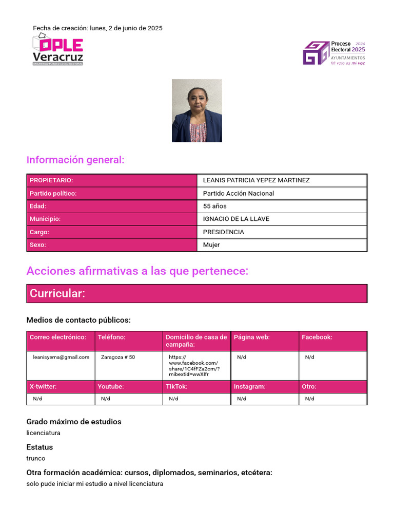 Leanis Patricia Yepez Martinez | PDF