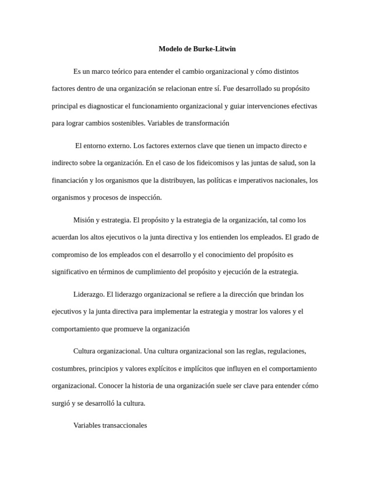 Burte | PDF | Liderazgo | Ciencias del comportamiento