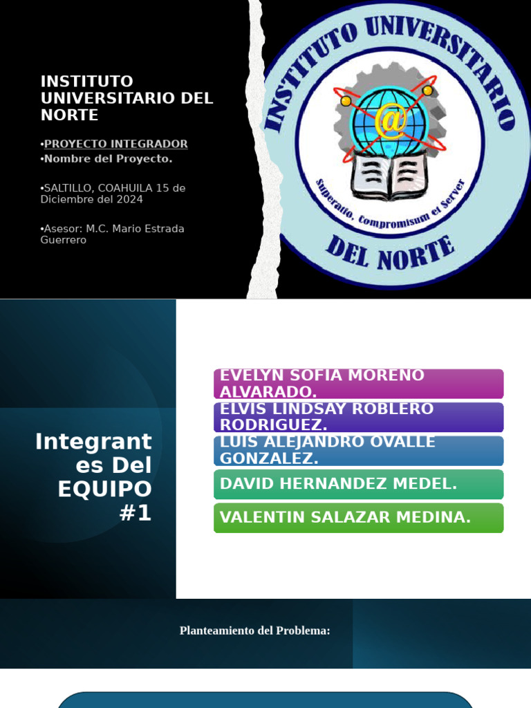 Presentación Proyecto Integrador | PDF