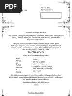 Undangan Yasinan dan Tahlilan | PDF