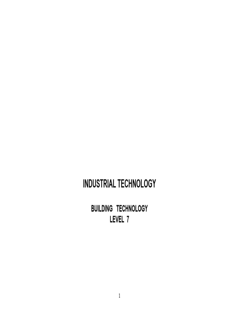 Level 7 - Building Technology | PDF | Wood | Lumber