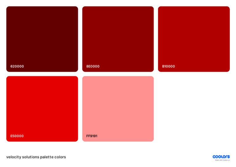 Velocity Solutions Palette Colors | PDF