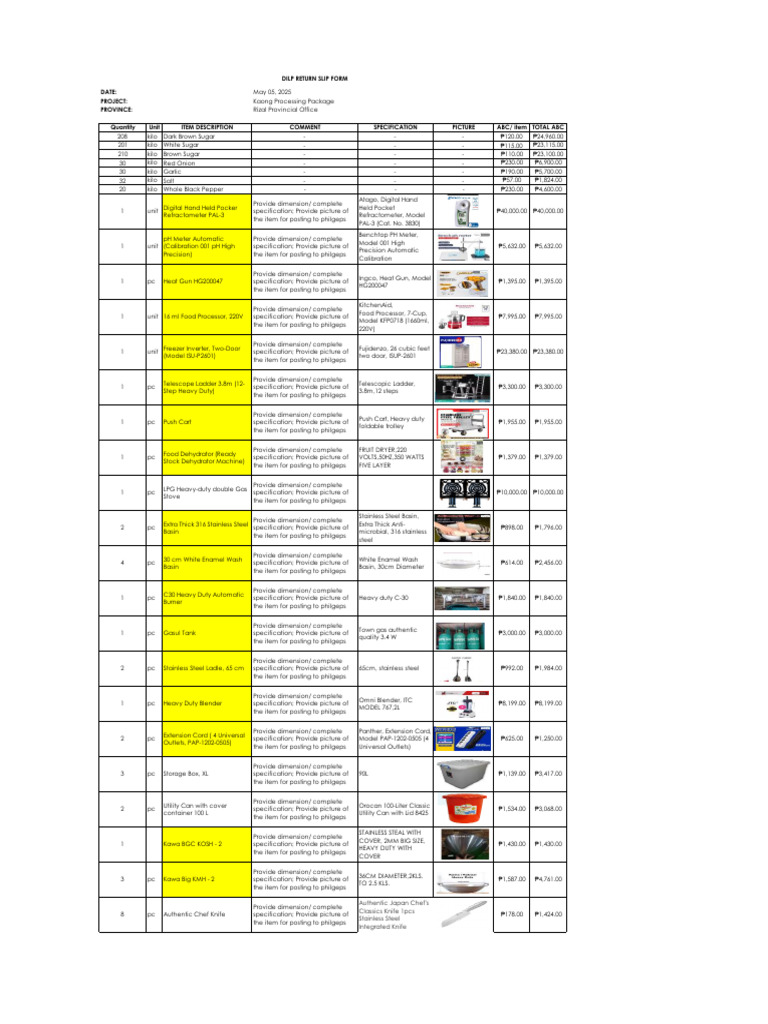DILP Return Slip - CPO PDF | PDF | Personal Computers