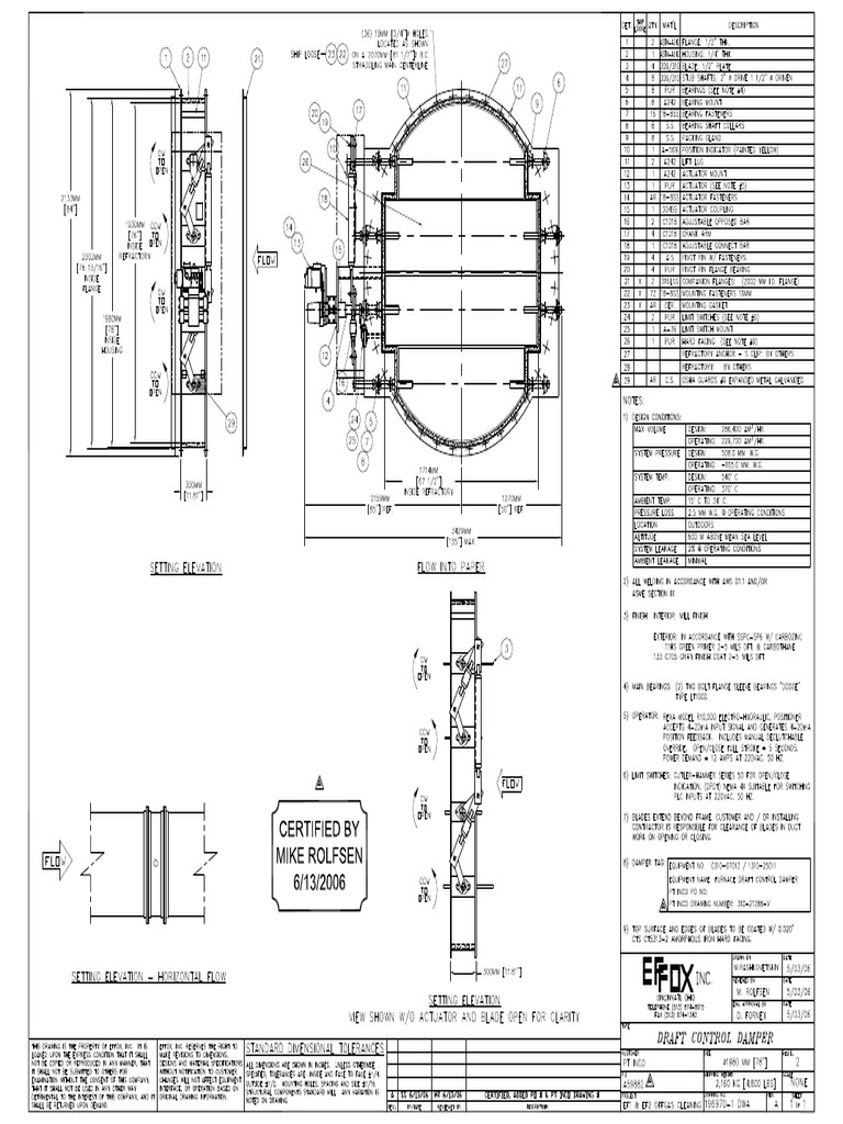 DWG Draft Damper f1.2 196970-1 Dwa Reva Model | PDF