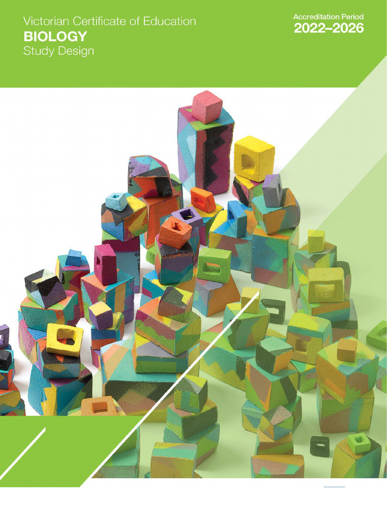 2022-2026 Biology Study Design | PDF | Methodology | Science