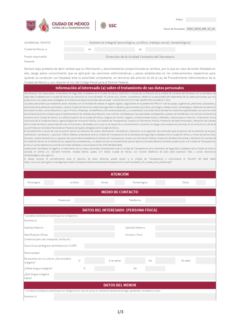 SSSC SSCD Aip 15 16 | PDF | México | Trabajo Social