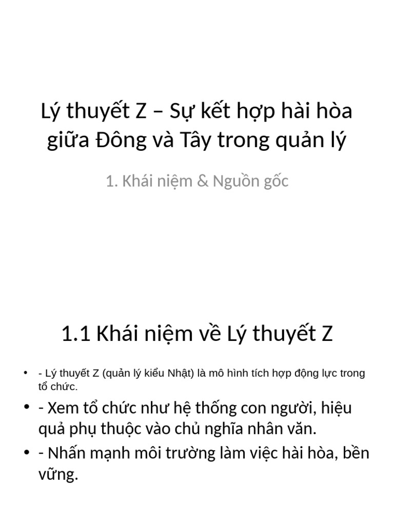 Ly Thuyet Z Khai Niem Va Nguon Goc | PDF