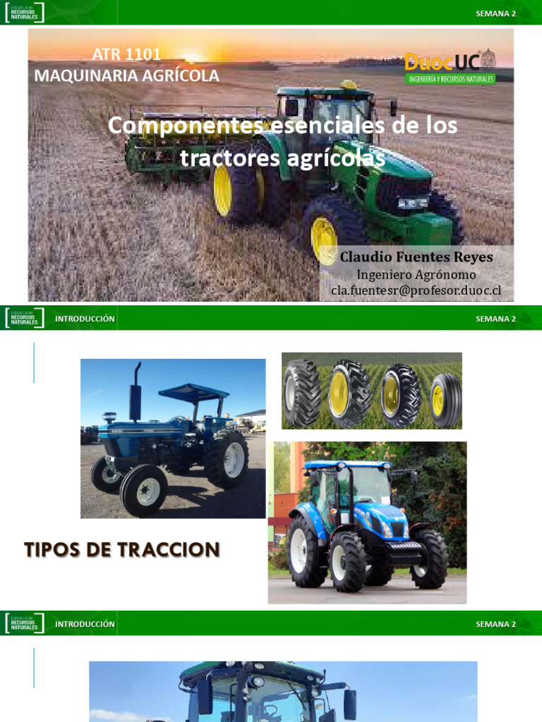 Componentes y Tipos de Tractores Agrícolas | PDF | Caballo de fuerza ...