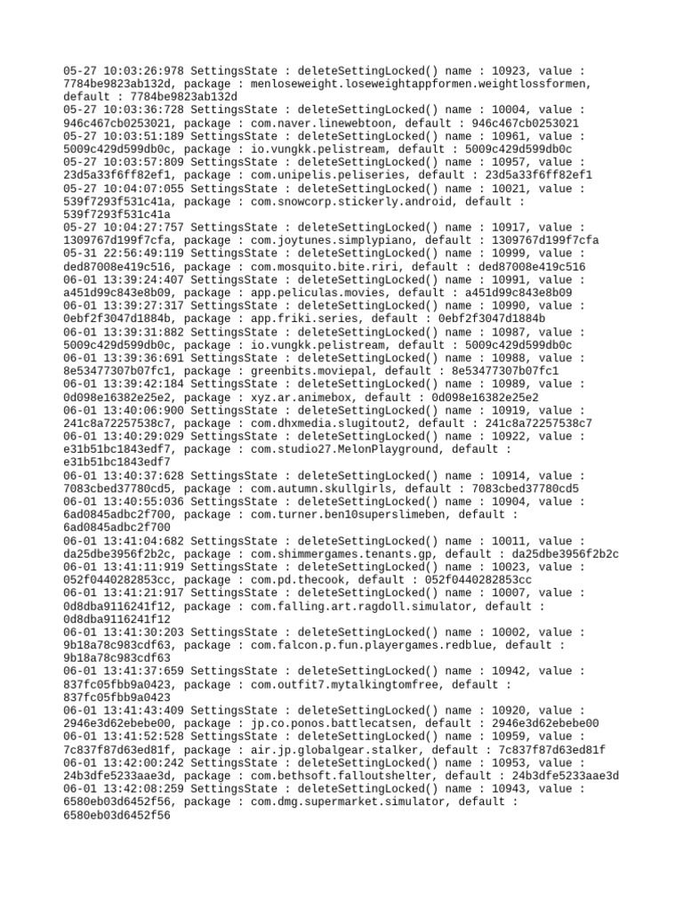 Settings Provider | PDF | Java (Programming Language) | Backup