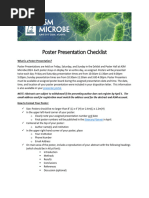ELCC 2025 Poster Display Instructions | PDF | Poster
