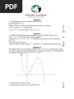 Grade 12 Calculus Practice Questions | PDF