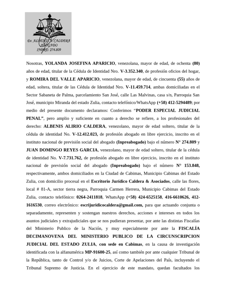 Poder Judicial Especial en Zulia | PDF | Queja | Apelación