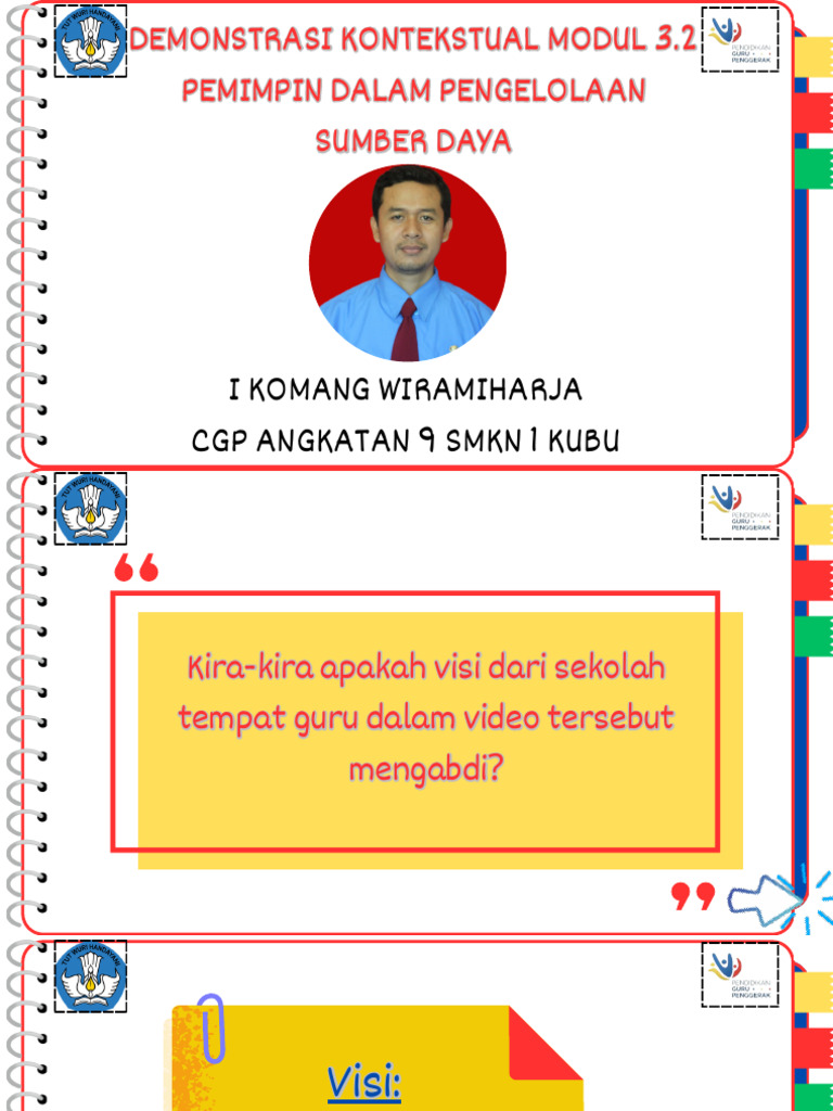 Demonstrasi Kontekstual Modul 3.2 | PDF