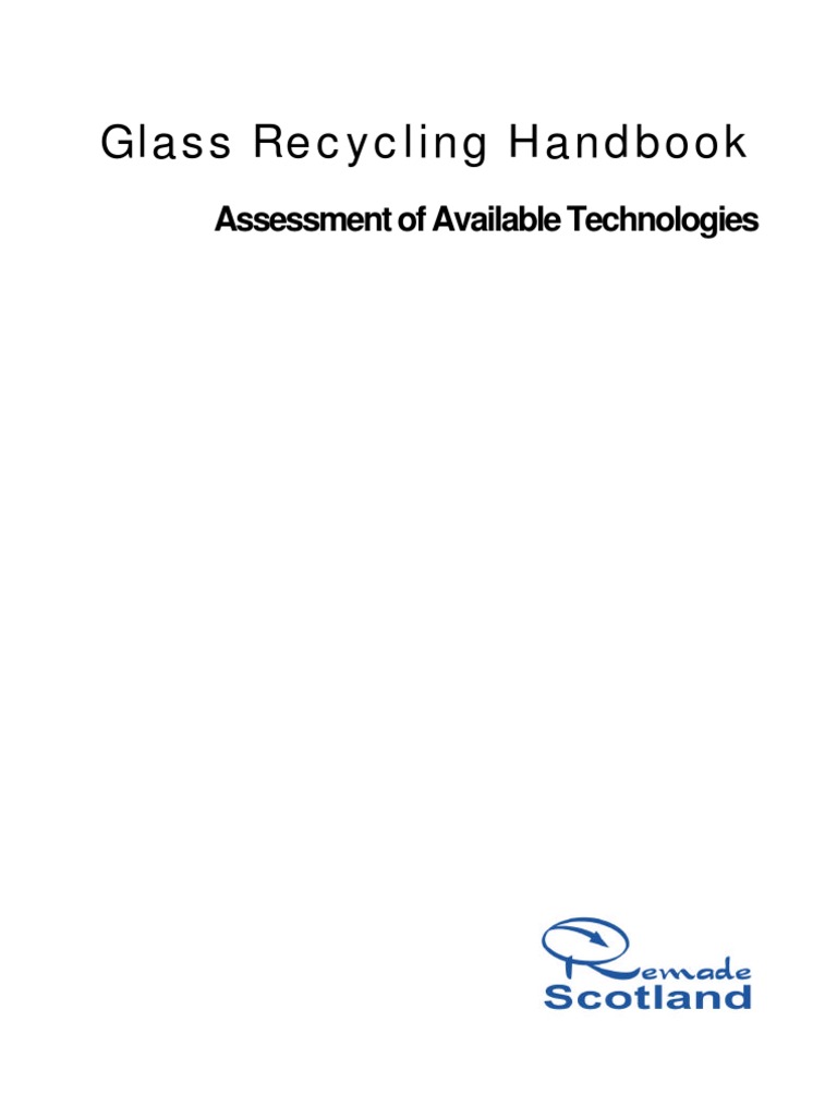 Glass Recycling Technology Handbook - 27105217536 | PDF | Recycling ...