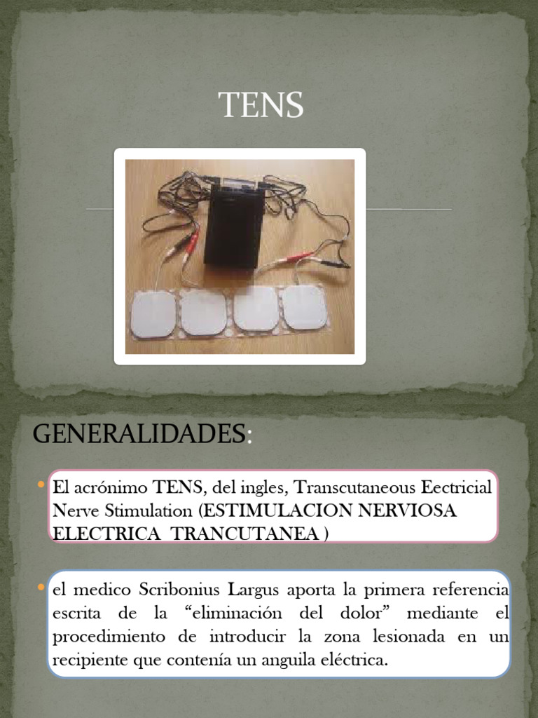Guía Completa sobre TENS y su Uso | PDF | Dolor | Frecuencia