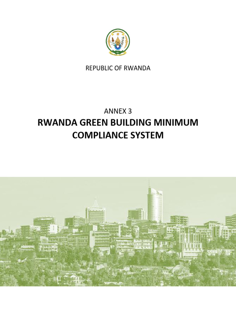 Rwanda Green Building Compliance Guide | PDF | Green Building | Climate ...