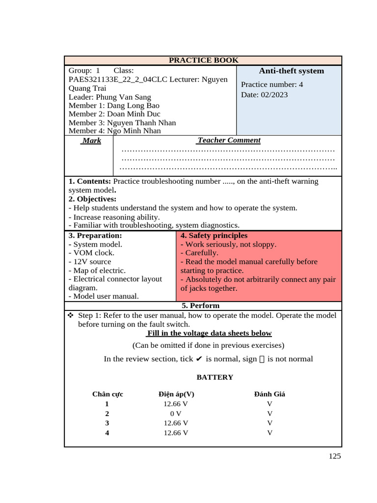 Anti Thieft Alarm System | PDF | Switch | Electrical Components